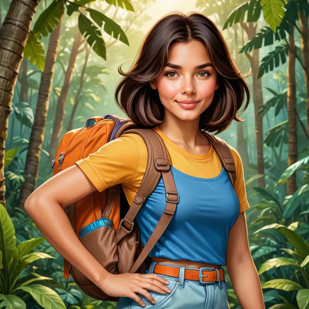Cartoon Art Style, Dora the Explorer Avatar Maker From Photo (Free ...