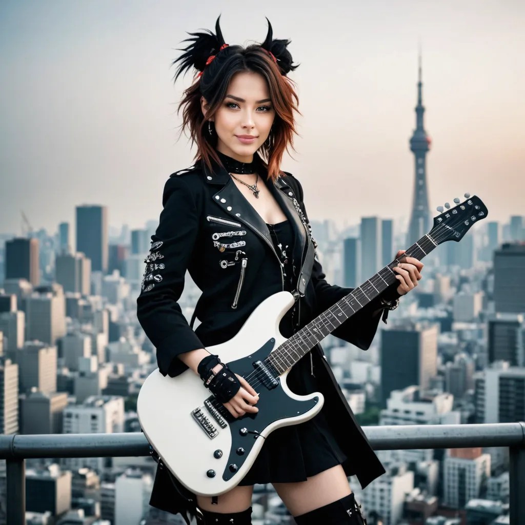 Visual Kei Guitarist Tokyo Skyline Avatar Maker From Photo (Free Online ...